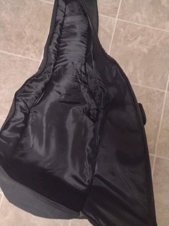 CLUB Padded Guitar Carry Case Gig Bag Black Soft Shell Single Strap | eBay