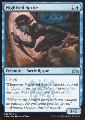 NIGHTVEIL SPRITE 048/259 GUILDS OF RAVNICA MTG MAGIC NM | eBay