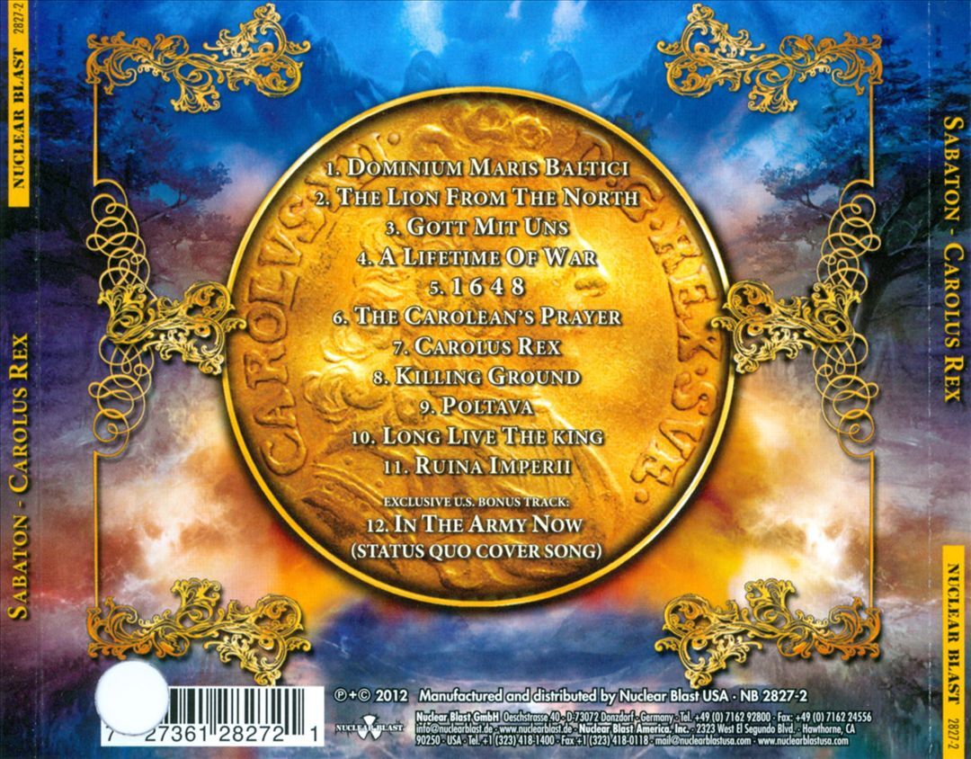 Sabaton Carolus Rex Wallpaper SABATON Tour Trailer Carolus Rex