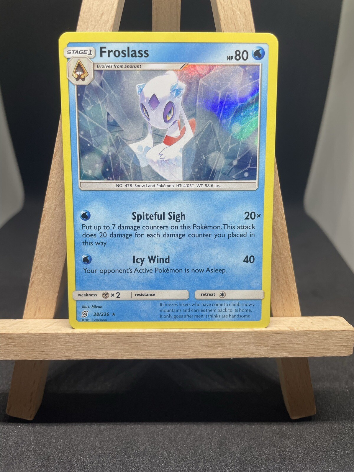 Pokémon TCG Froslass Unified Minds 38/236 Holo Holo Rare for sale ...