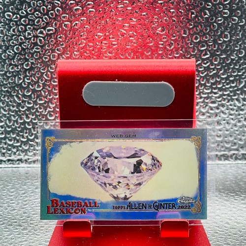2022 Topps Allen & Ginter Chrome #BL-13 Web Gem Baseball Lexicon Mini ...