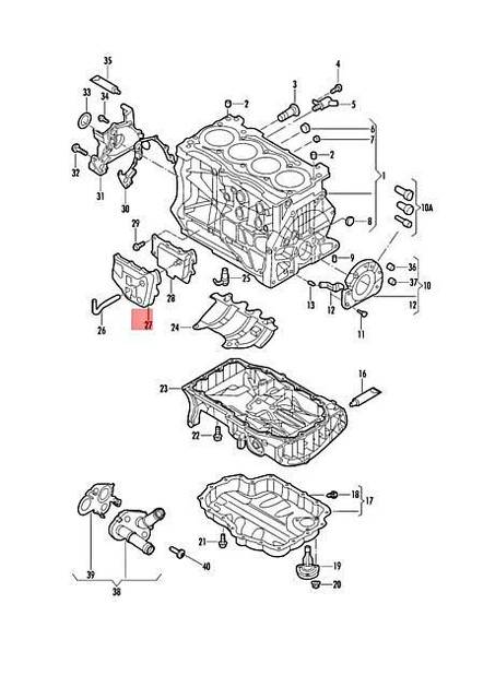 Genuine Cover AUDI VW AUDI A3 Cabriolet S3 04e103729 for sale online | eBay