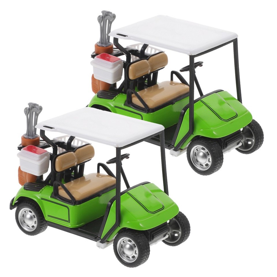 2 Pcs Diecast Collector Accessories Fiesta Party Golf Cart Decoration ...