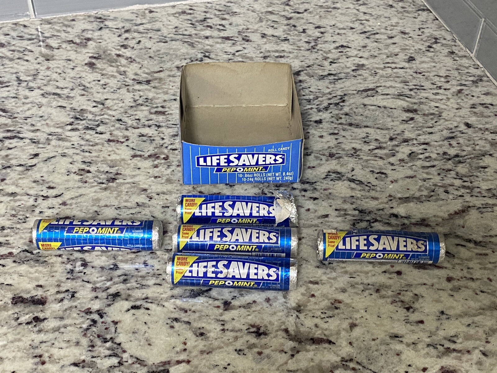 VTG Nabisco Life Savers Roll Unopened Lifesavers Peppermint Pep-o-mint ...