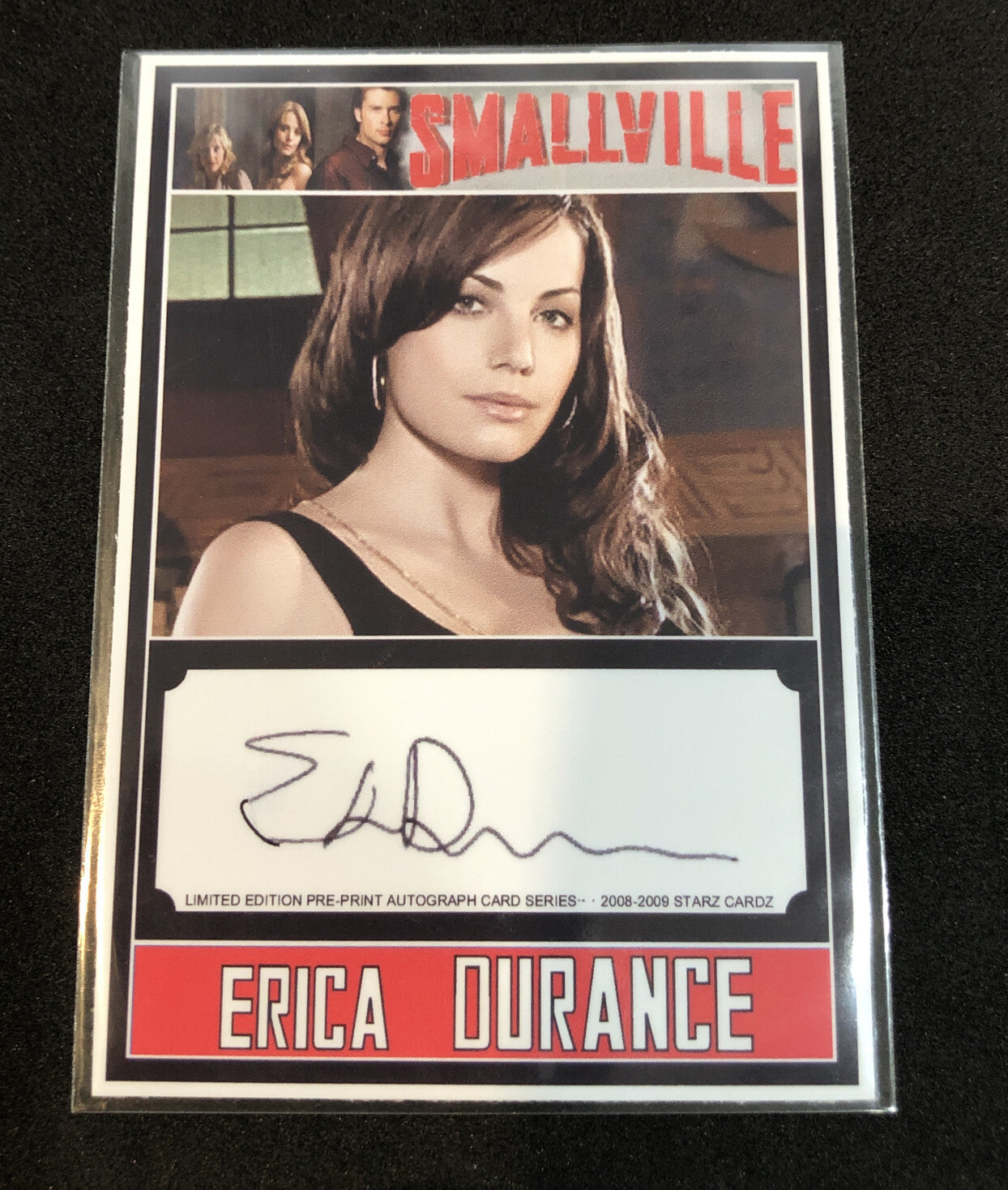 Erica Durance Autograph Card Smallville Limited Edition Pre-print /500 ...