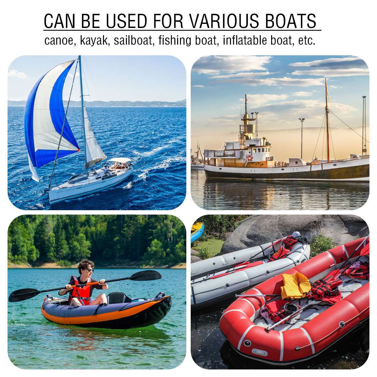 24"/32" Drift Sock Sea Anchor Drogue Sea Brake Fit for 15ft-20ft ...