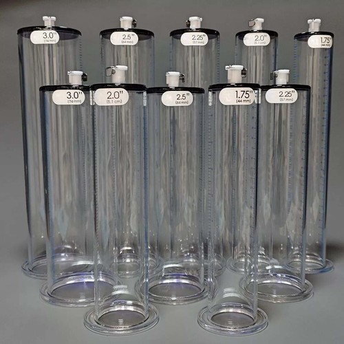 Acrylic Vacuum Cylinder for Male Penis Pump 9 & 12 Inch Enlarger Tube ...