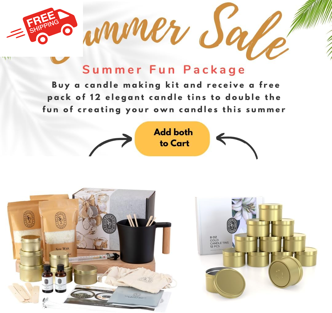 Luxury Candle Making Kit - Professional Candle Supplies to Create 6 ...