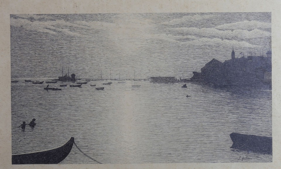 Louis Nicolas Victor GUILLEMIN (1831-1906) Dessin Encre Ecole Français ...