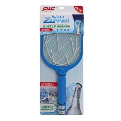 PIC BOT-RAK Electric Fly Swatter Insect Zapper with Bottle Opener ...