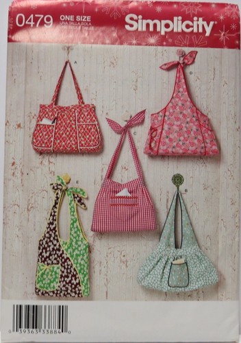 Simplicity 479, Misses'/Teen's bags & purses pattern, uncut | eBay