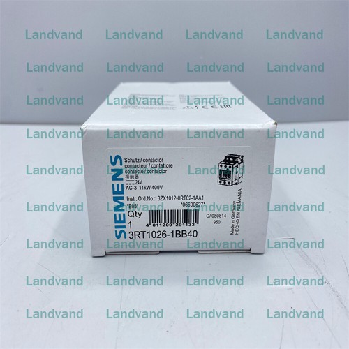 Siemens 3RT1026-1B..0 Contactor 3RT1026-1BB40 DC24V 1PCS NEW IN BOX | eBay