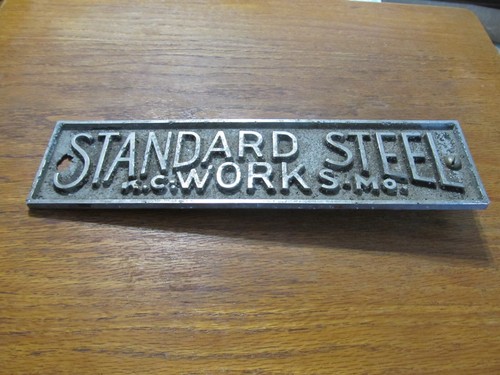 Standard Steel Works Kansas Truck Emblem | eBay