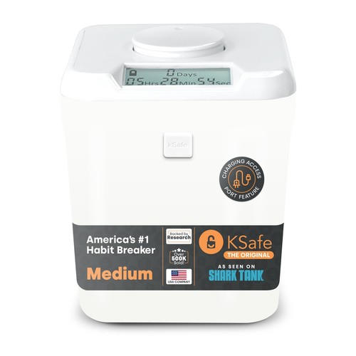 Time Locking Container (Medium), Timed Lock Box for Cell Phones, Snacks ...