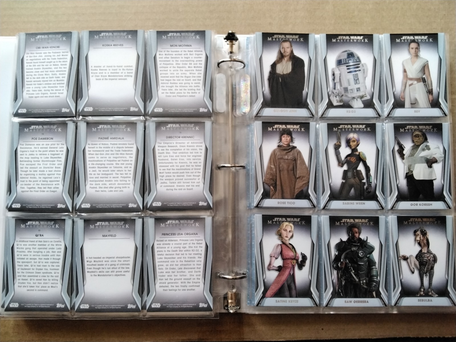 2021 Topps Star Wars Masterwork Complete Base Set 1-100 | eBay
