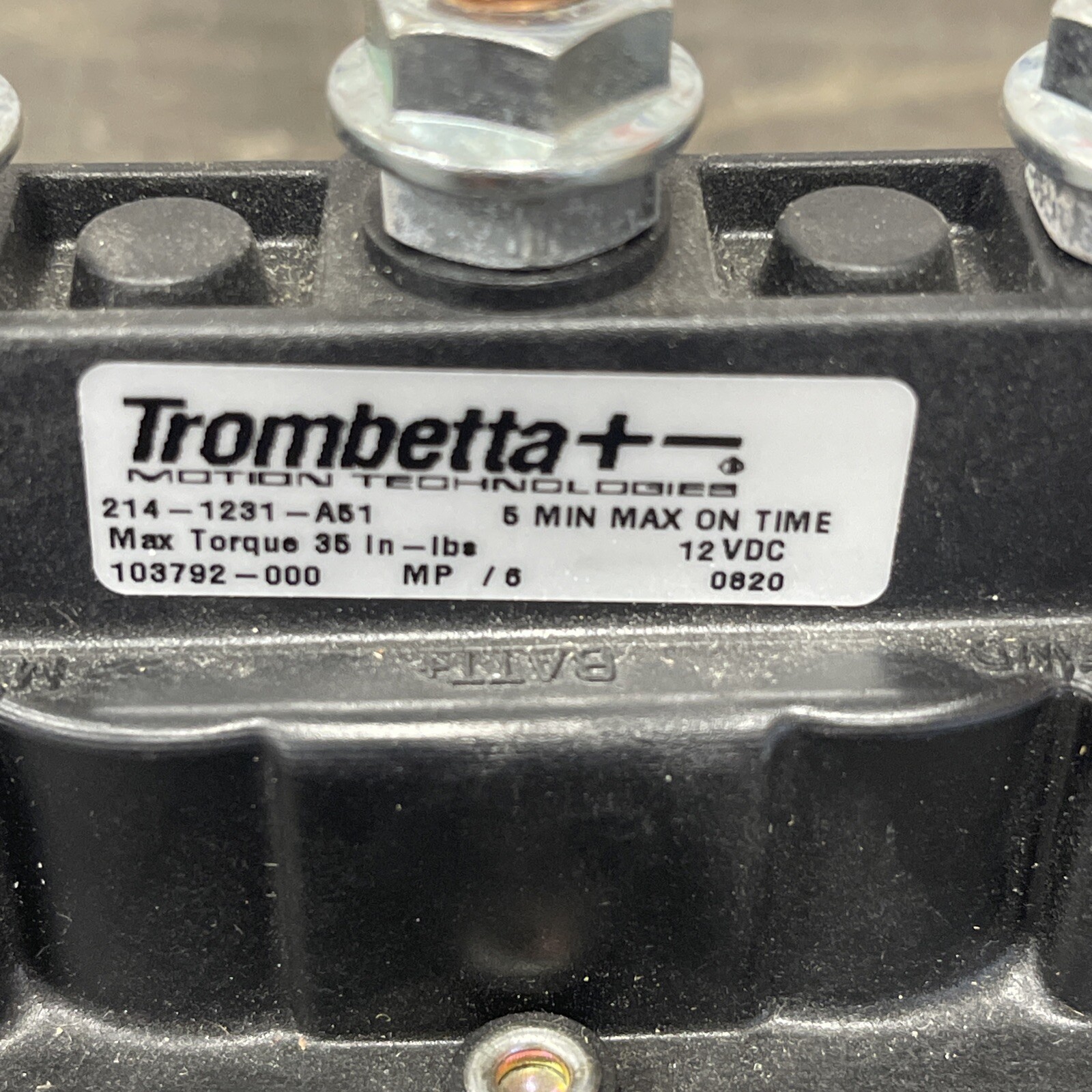 Trombetta Reversing Polarity Family 12 Volt DC Contactor (214-1231-A51 ...
