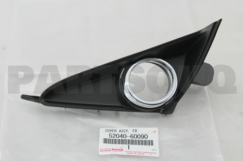 5204060090 Genuine Toyota COVER ASSY, FRONT BUMPER HOLE, LH 52040-60090 ...