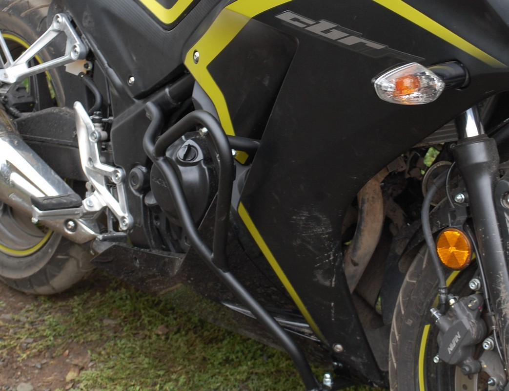 2015-2022 Honda CBR300R Crash Bars Engine Guard Frame Protector | Black ...