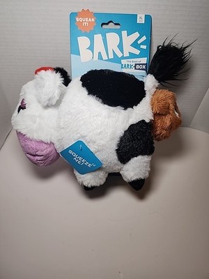 New Bark Box Bertha the Cow Dog Toy Cow Giving Birth to Calf Extra ...