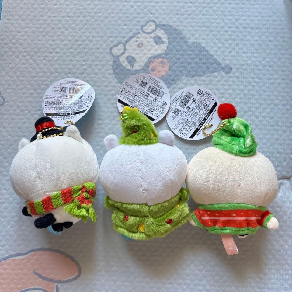 Chikawa Usagi Hachiware Happy Holiday Mascot set | eBay
