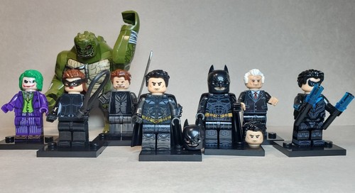 8 Custom Lego Dark Knight Minifigures Batman, Catwoman, Joker, Alfred ...