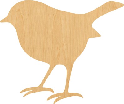 Robin Laser Cut Out Wood Shape Craft Supply - Woodcraft Cutout | eBay