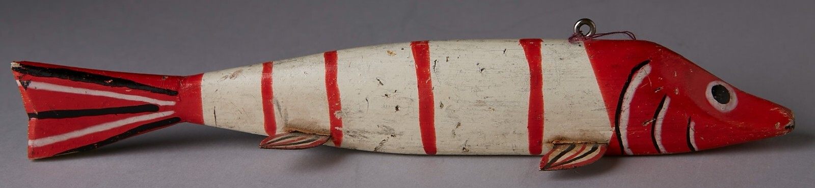 VINTAGE MINNESOTA ~ FRANK MIZERA ~ 8" ICE FISH SPEARING DECOY~ FOLK ART ...