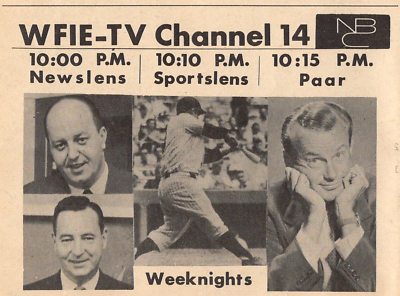 1960 WFIE TV AD~NEWSLENS~SPORTSLENS EVANSVILLE,INDIANA~Mclean & Kelly ...