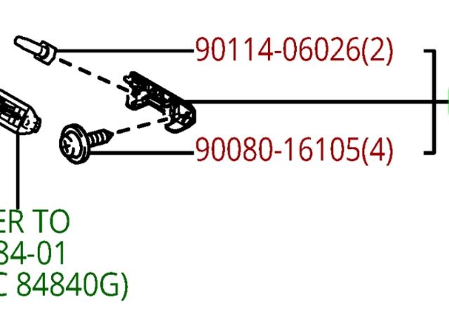 Genuine Toyota Garnish Assembly Back D 76810-0C021 for sale online | eBay