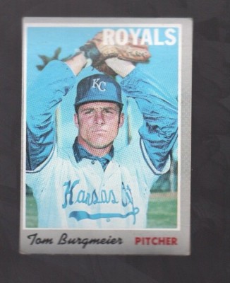 1970 TOPPS TOM BURGMEIER #108 KANSAS CITY ROYALS | eBay