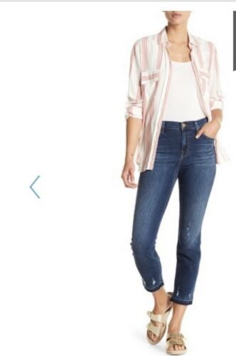 J Brand Ruby High Rise Crop Skinny Jeans in Tonic Sz. 32(35" waist) NWT ...
