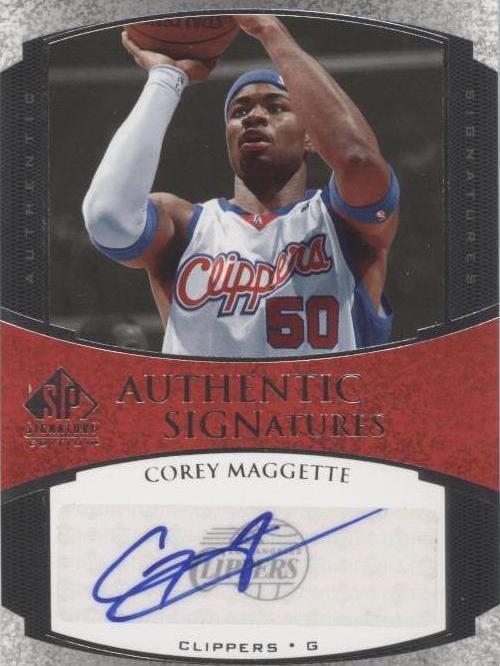 2005-06 SP Signature Edition - Authentic Signatures Corey Maggette #AS ...