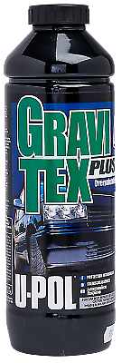 U-POL Gravitex BLACK Plus HS Stonechip Protector 1L UPOL Stone Chip GRA ...