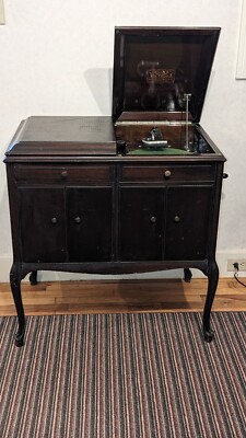 Antique Victor Victrola Phonograph Model VV 215 Wind-Up. | eBay