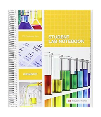 Durable Perforated Laminated Numbered Spiral Bound Student Laboratory ...