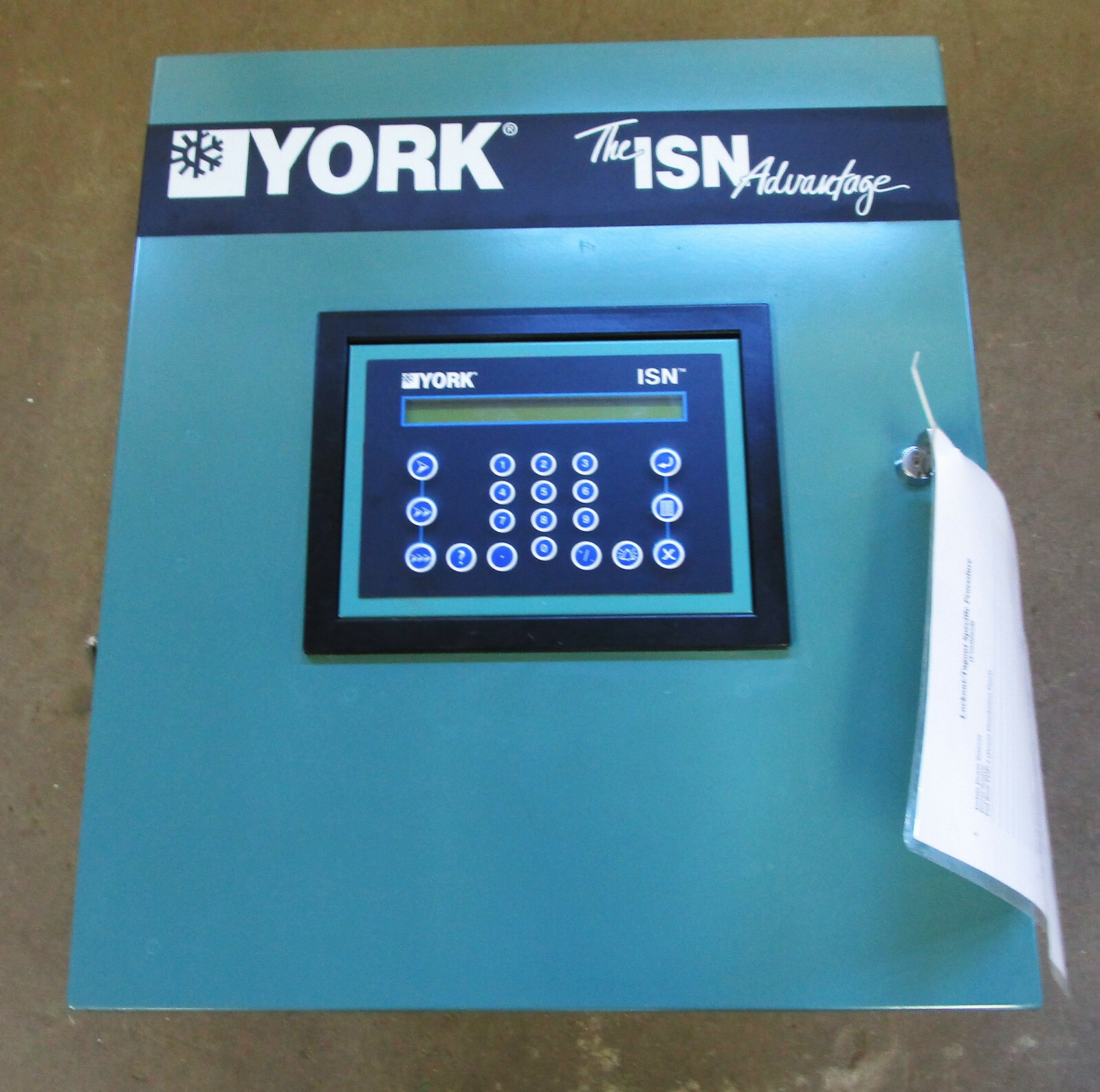 York ISN Control Panel for air Handlers Hvac Nice Used Cut Out Z1 | eBay