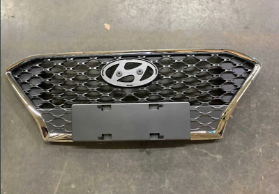 OEM 86350-J9000 Silver Grille Front Bumper w/o Chrome for Hyundai Kona ...