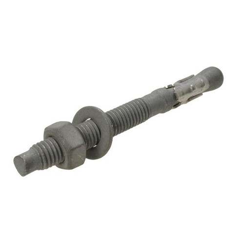 Pack of 2 Galvanised M8 x 120mm Wedge Anchor Through Claw Bolt Masonry ...