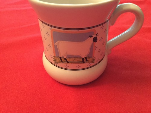 Vtg Pelzman Vandor Country Collection Sheep Coffee Mug - EUC 1981 | eBay