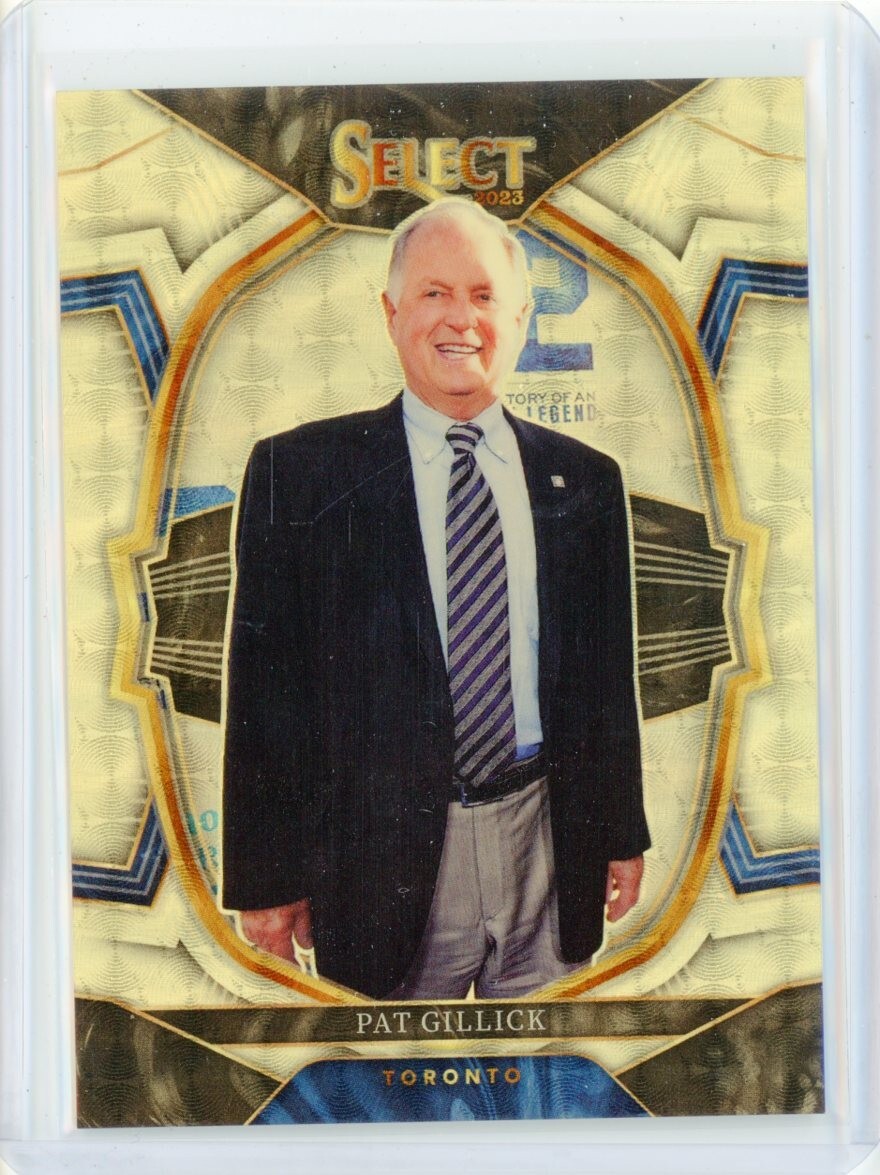 2023 Panini Select PAT GILLICK Blue Jays Gold-Vinyl Prizm Superfractor ...