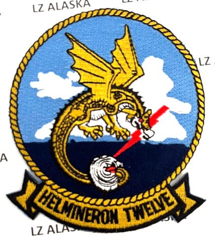 US NAVY HELMINERON TWELVE HM-12 "SEA DRAGONS" MINE COUNTERMEASURES ...