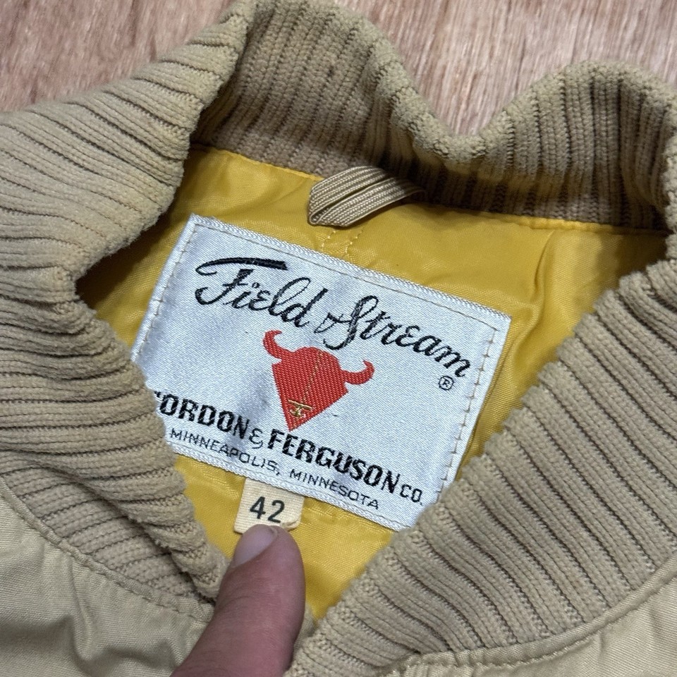 Vintage 60s Field & Stream Gordon & Ferguson Lined Bomber Jacket Men's ...