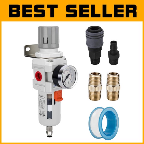Air Filter Regulator Combo Piggyback, 5 Micron Brass Element | eBay