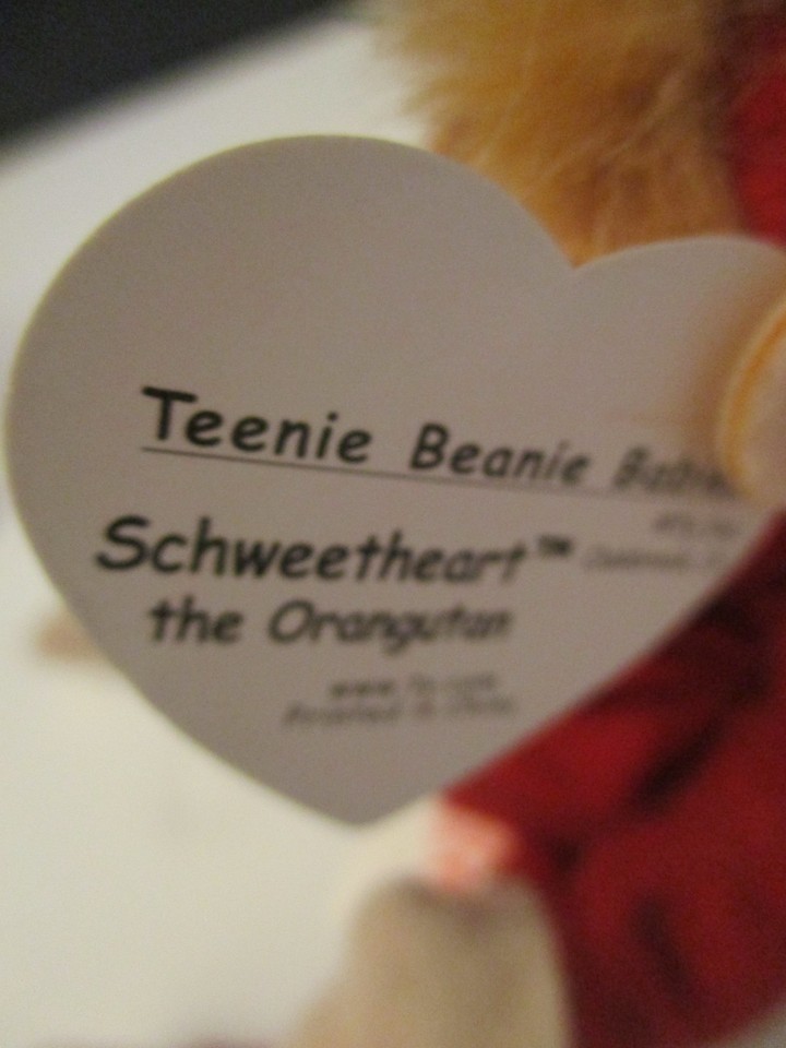 Ty Cheeks~🐒 May 18, 1999~Beanie Baby~+~Schweetheart Teenie Beanie🦧Ships ...