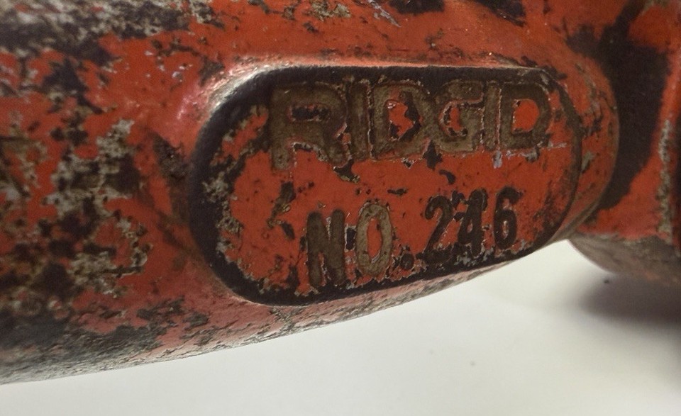 RIDGID Model 246 Cast Iron Chain Soil Pipe Cutter Snapper 1 1/2” - 6 ...