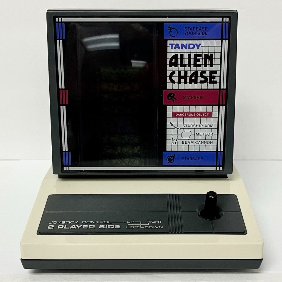 Tandy Alien Chase Vintage Electronic Game With Box, Manual And Receipt ...