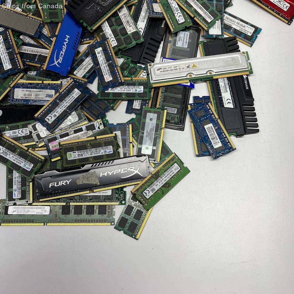 Lot of Assorted Ram (SO-DIMM & DIMM) | eBay