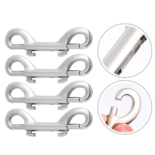 4 Pcs Double Ended Metal Snap Hooks Heavy Duty Trigger Hook Clips | eBay