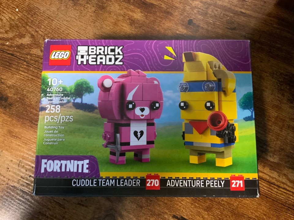 Lego Fortnite Brickheadz 40760 Adventure Peely And Cuddle Team Leader ...