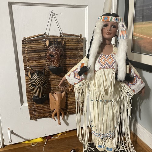 Timeless Collection Native American Indian Doll Limited Ed. Porcelain ...